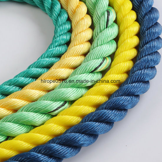 3 Strand Braided Polypropylene Rope PP Danline Rope Marine Rope for Fishing and Mooring - Buy ...