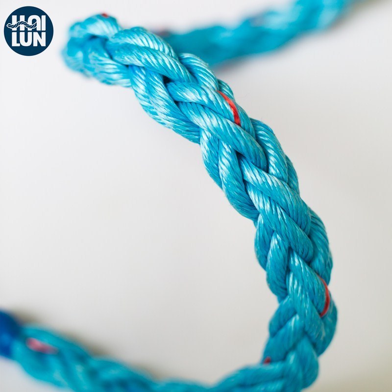 8 Strand Polypropylene /Polyester /Nylon Twisted Marine Mooring Rope ...