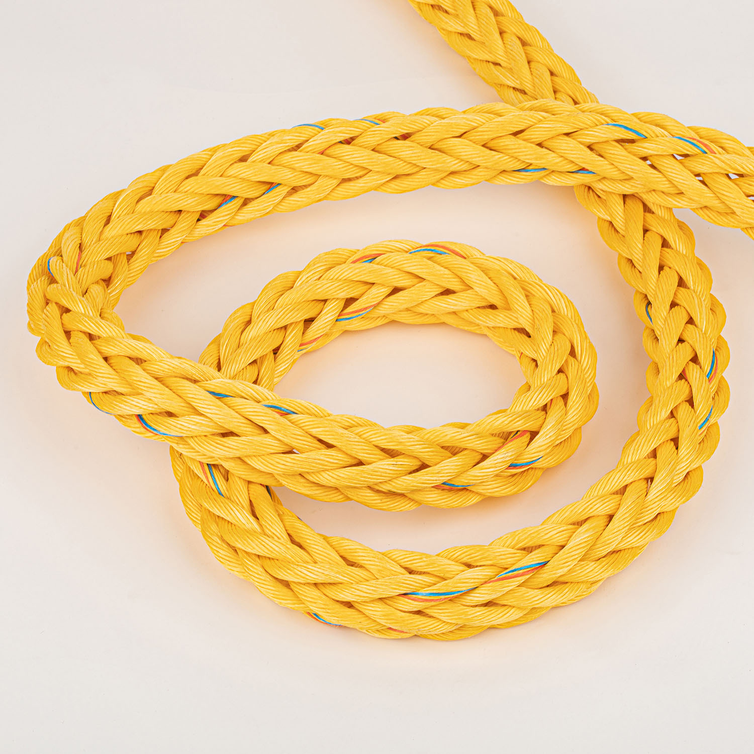 12 Strand 4 Inch 32mm Yellow Diameter PP Rope Lifting Rope - Buy ...