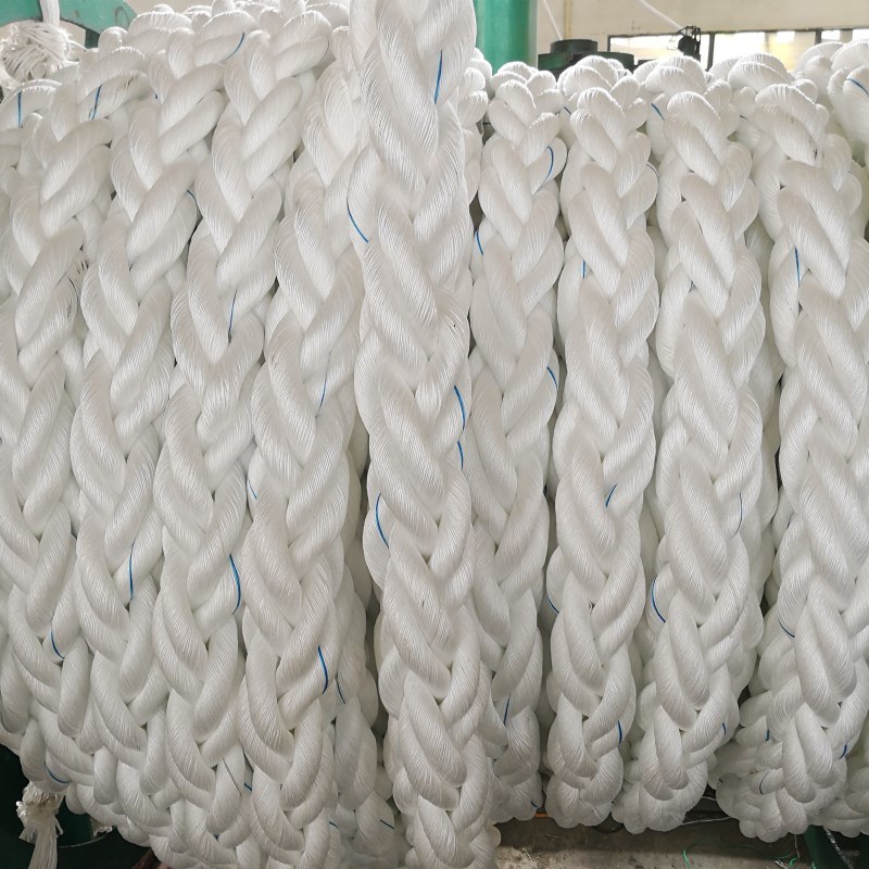 High Strength 8/12 Strand Hawser Polypropylene Rope Marine Towing Rope ...