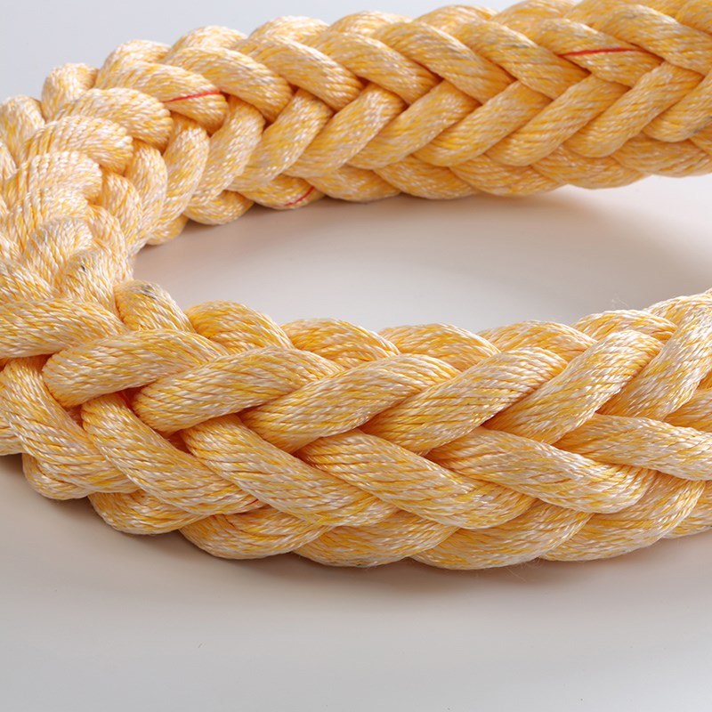 8 / 12 Strand Mixed Polyester and Polypropylene Rope Fishing Rope - Buy Marine Rope, Fishing ...