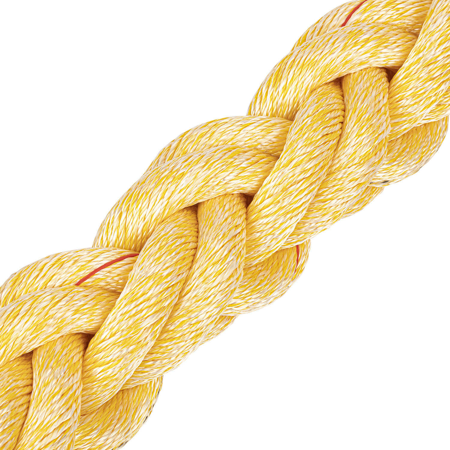 8 Strand White Yellow Polypropylene&Polyester Mixed Rope - Buy Braided Rope, Hawser, Mooring ...